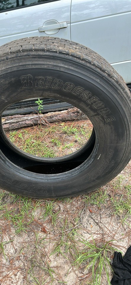 4 Tires Bridgestone R123 Ecopia 11R24.5 Load G 14 Ply Trailer ...