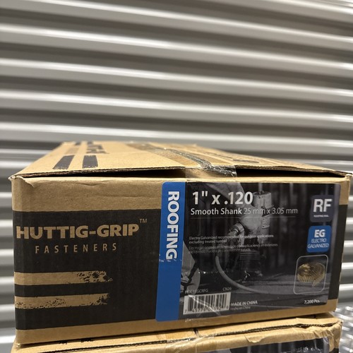 Huttig-Grip Fasteners Roofing Nails Smooth Shank 1" x .120 7,200 ct ...
