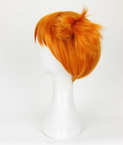 Women's Wig Styled Short Orange Wig Ladies Costume Hair Wig | eBay