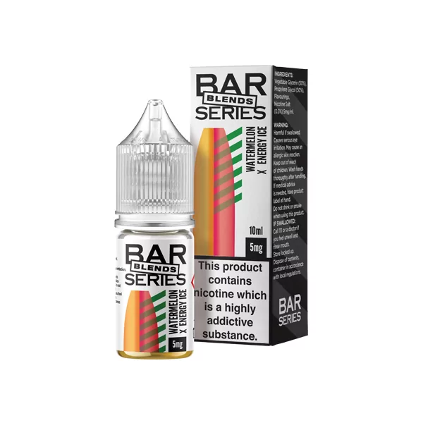 Bar Series Nic Salt 10ml E-Liquid Vape Juice 10mg/20mg Nicotine ...