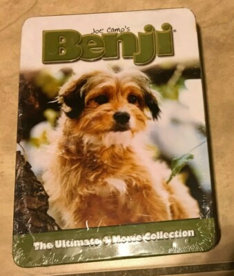 Benji Ultimate 4-Movie Collection DVD Set in Collectible Tin NEW Sealed ...