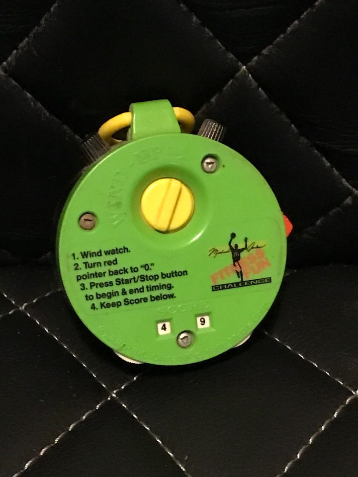 1991 Michael Jordan McDonald's Happy Meal Stopwatch Fitness Fun ...