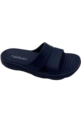 Ryka Ultimate Recovery Molded Slide Sandals Restore Slide Insig. Blue ...