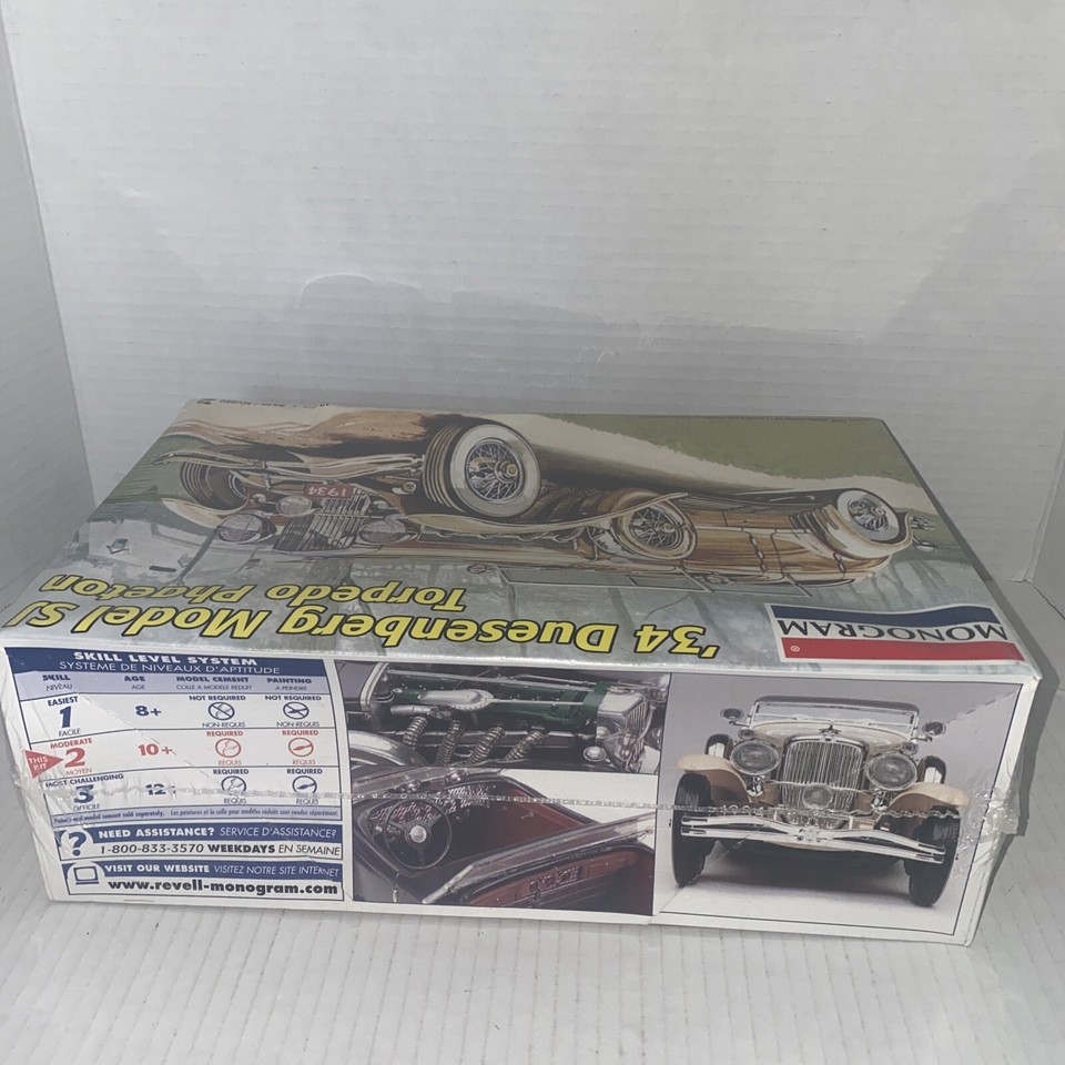 Monogram 34 Duesenberg Model SJ Torpedo Phaeton | eBay