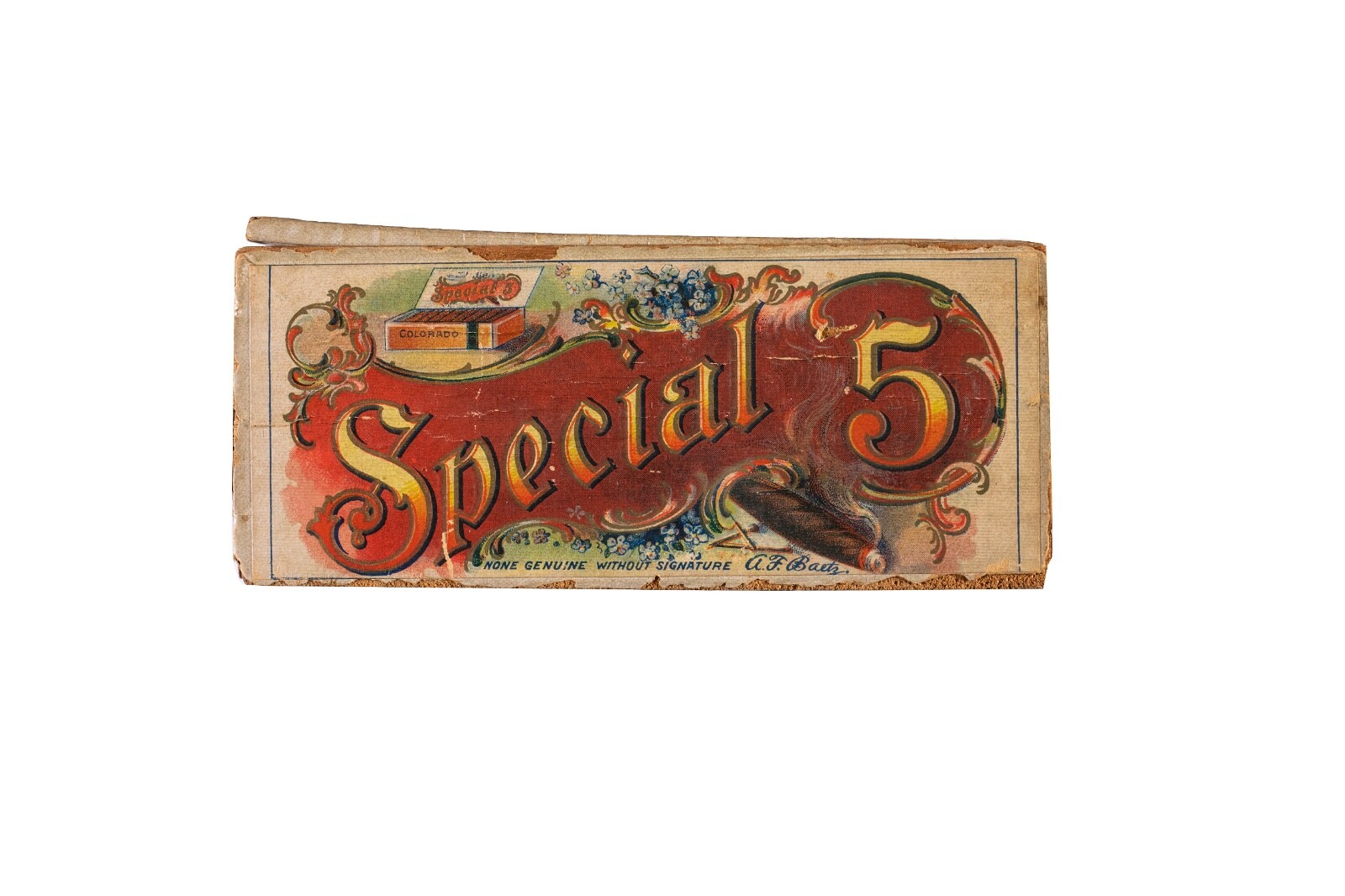 Rare 1900s “Special 5” cedar 50 cigar box is in good condition | eBay