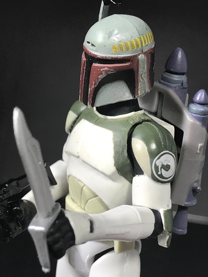 Star Wars Clone Wars Rogue Clone Trooper In Mandalorian Gear Bantha ...