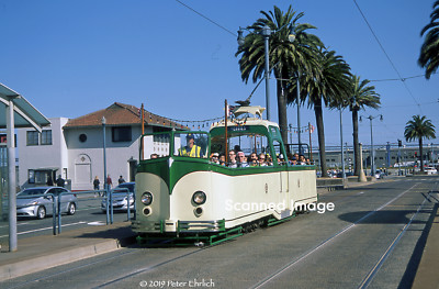 Original Photograph: Muni Blackpool Boat 233 arr Embarcadero/Sansome IB ...
