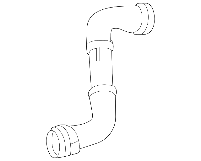 Mercedes-Benz 1675019603 Upper Radiator Coolant Hose for sale online | eBay