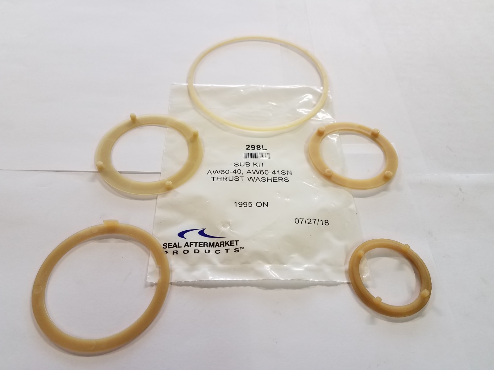 . AW60-40, AW60-41SN Transmission Thrust Washer Kit 1995-ON | eBay