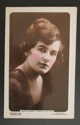 Violet Hopson Stage and Screen Actress Unposted DB Postcard 2 | eBay