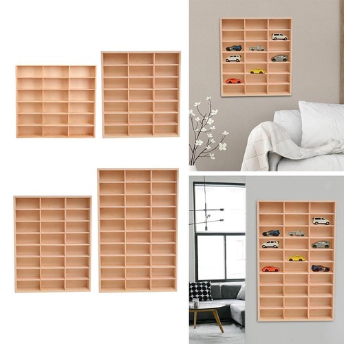 Wooden Diecast Car Display Rack Multiuse Collectibles Doll Display ...