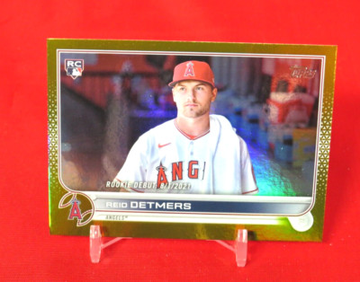 Reid Detmers GOLD FOIL Rookie Debut RC 2022 Topps Update Series | eBay