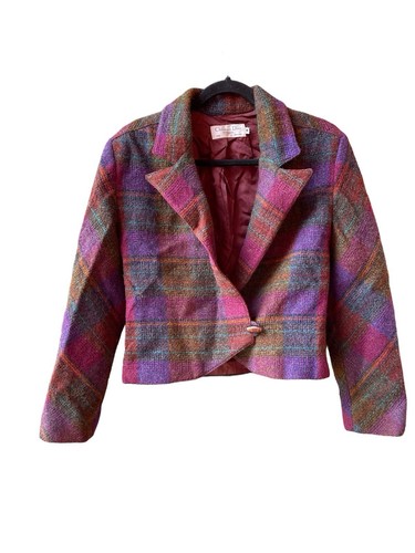 Christian Dior Fantastic Plaid wool suit Size:4 - Gem