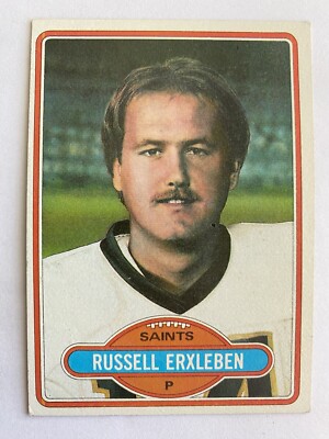 1980 Topps Football #164 Russell Erxleben | eBay