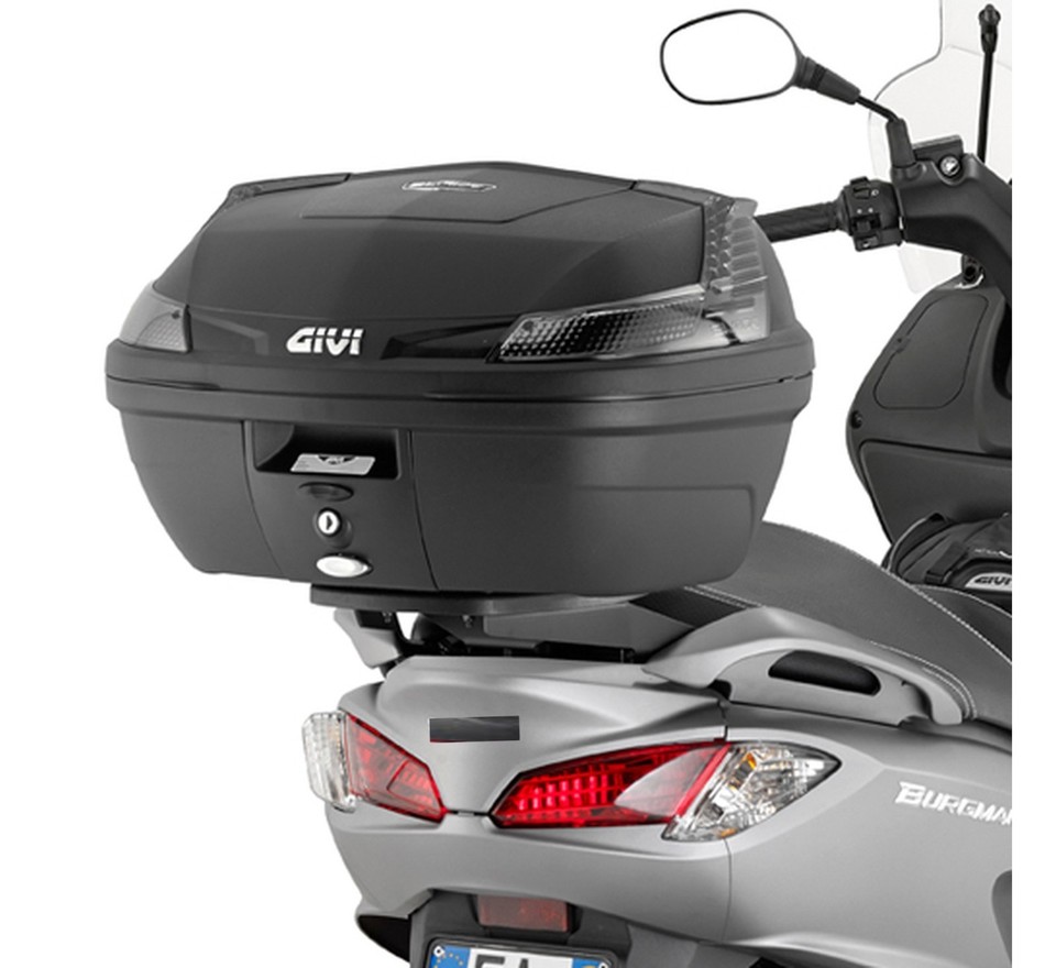 MOTORRADKOFFER BLADE BLACK TH 37 GIVI SUZUKI BURGMAN 125-200 L0-L1-L2 ...