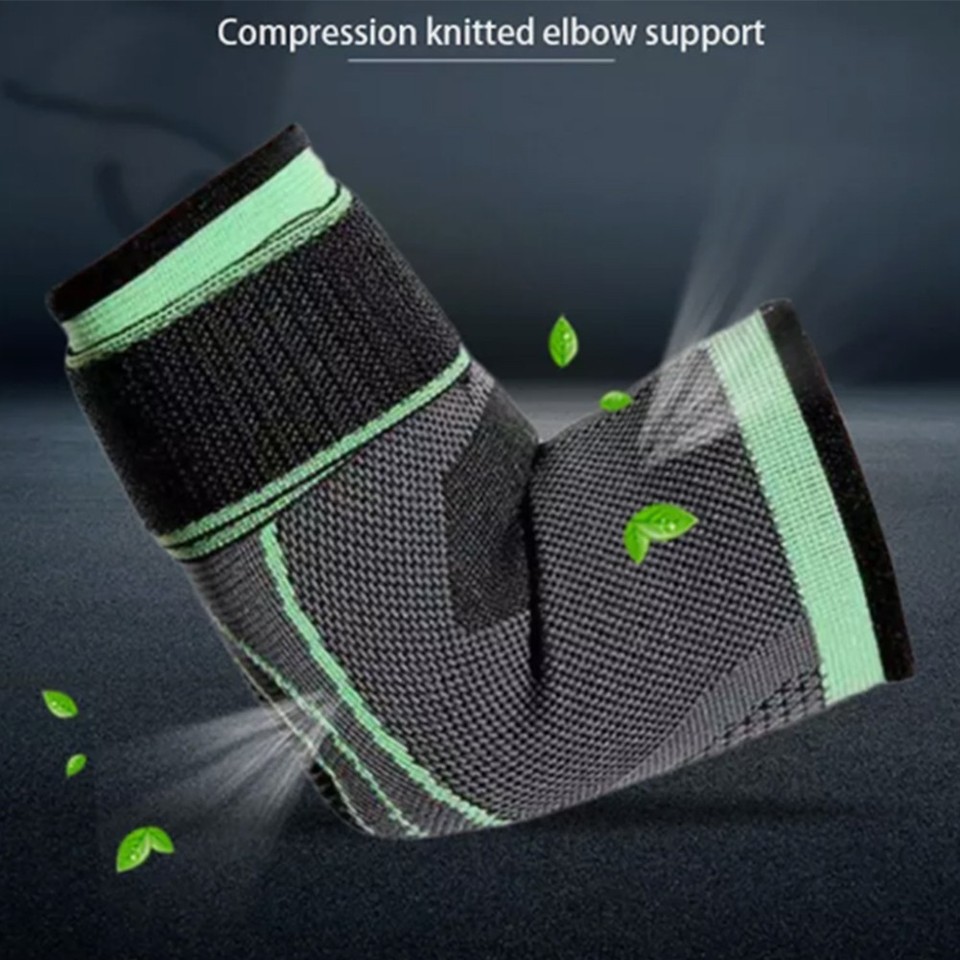 Adjustable Compression Bandage Elbow Knee Support Brace for Pain Relief ...