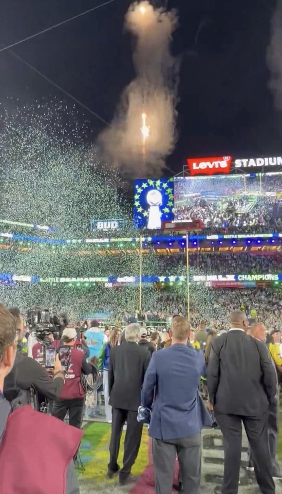 Seattle Seahawks Super Bowl 60 Confetti Champions 02/08/2026 50 Pieces ...