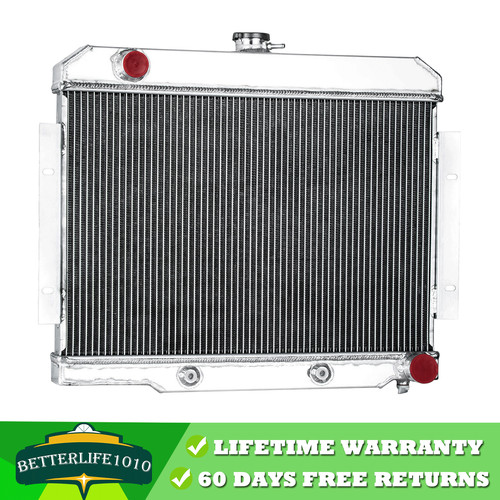 3-Row Aluminum Radiator Fit 72-86 Jeep CJ CJ5 CJ7 Chevy Small Block SBC ...