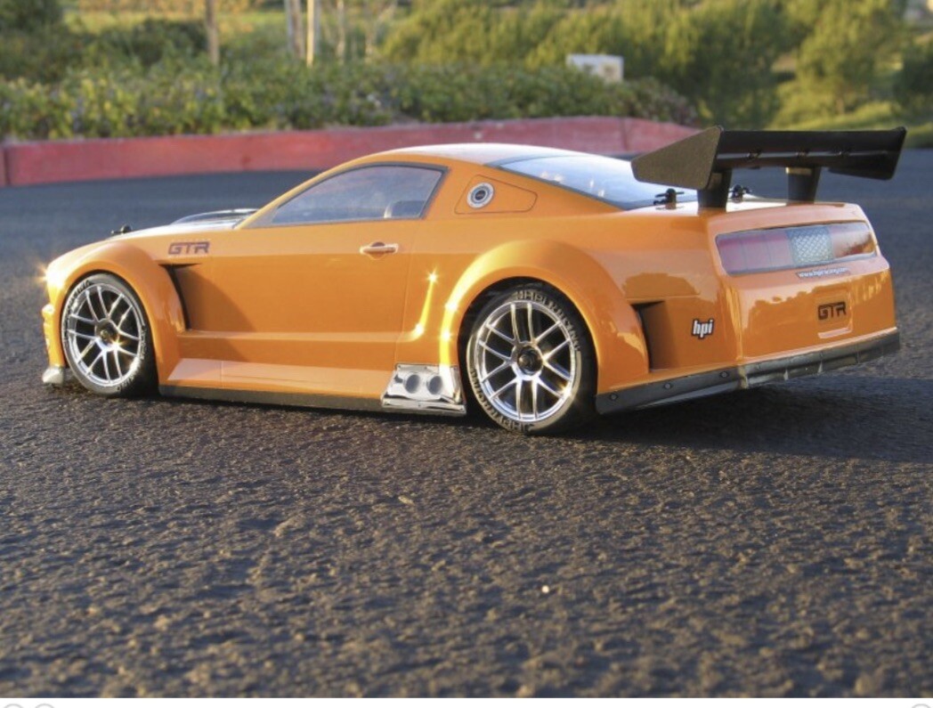 Clear RC Body FORD MUSTANG GT-R 1/10 OnRoad Car HPI/4Tec2.0/V100/RDS ...