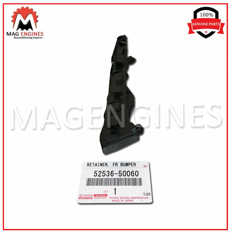 52536-50060 GENUINE OEM FRONT BUMPER SIDE RETAINER,LH 5253650060 | eBay