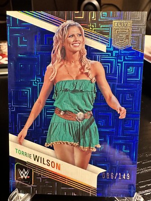 TORRIE WILSON 2023 WWE PANINI - DONRUSS ELITE BLUE 086/149 | eBay