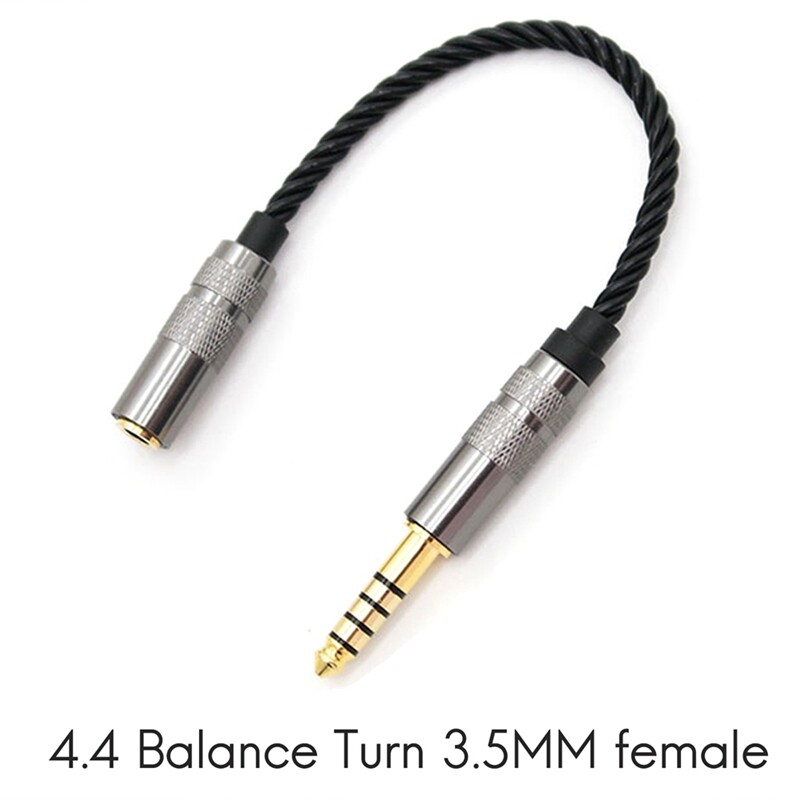 HIFI 4.4MM Balanced Headphone Adapter Audio Cable 4.4 XLR 4 Pin Male ...