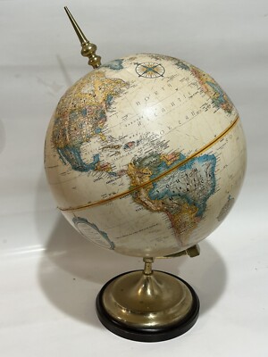 Replogle World Globe 12 inch Diameter World Classic Series USA Brass ...