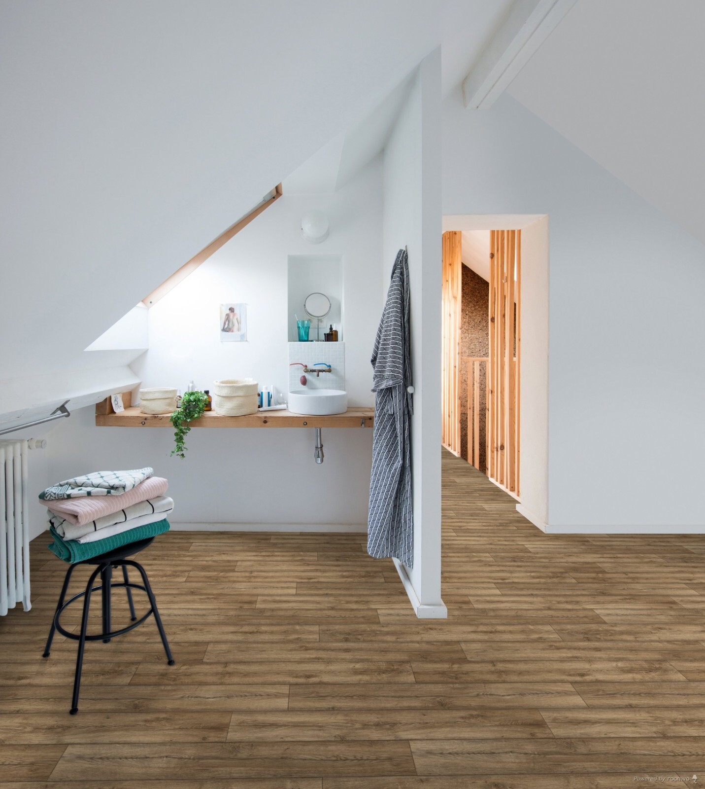 Cabin Oak Vinyl | Antique Modern Wood Plank Effect Lino | Luxury Design ...