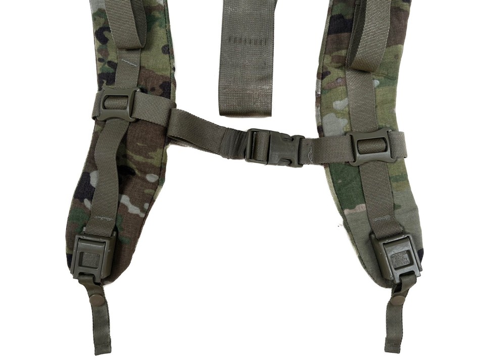US Military Medium Rucksack Shoulder Straps Multicam Molle II Woodland ...