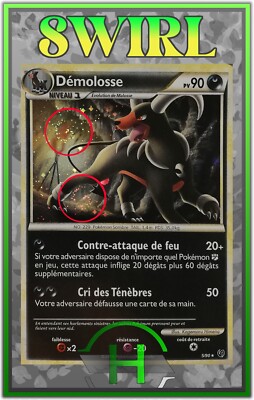 Démolosse Holo Double Swirl/Spirouli - HS04 - 6/102 - Carte Pokémon ...