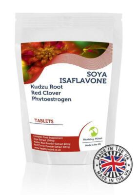 Soya Isaflavone Kudzu Root Red Clover Complex 60 Tablets Pills ...