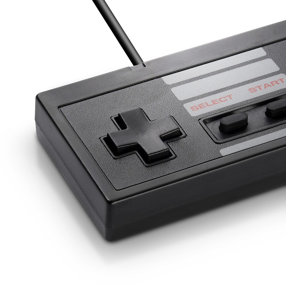 Wired Wireless USB NES Controller Joypad +Dongle For Windows PC MAC ...