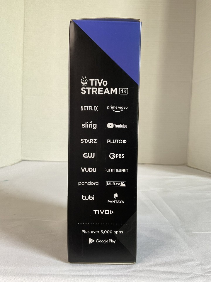TiVo Stream 4K Media Streamer With Voice Remote Google Netflix Sling ...
