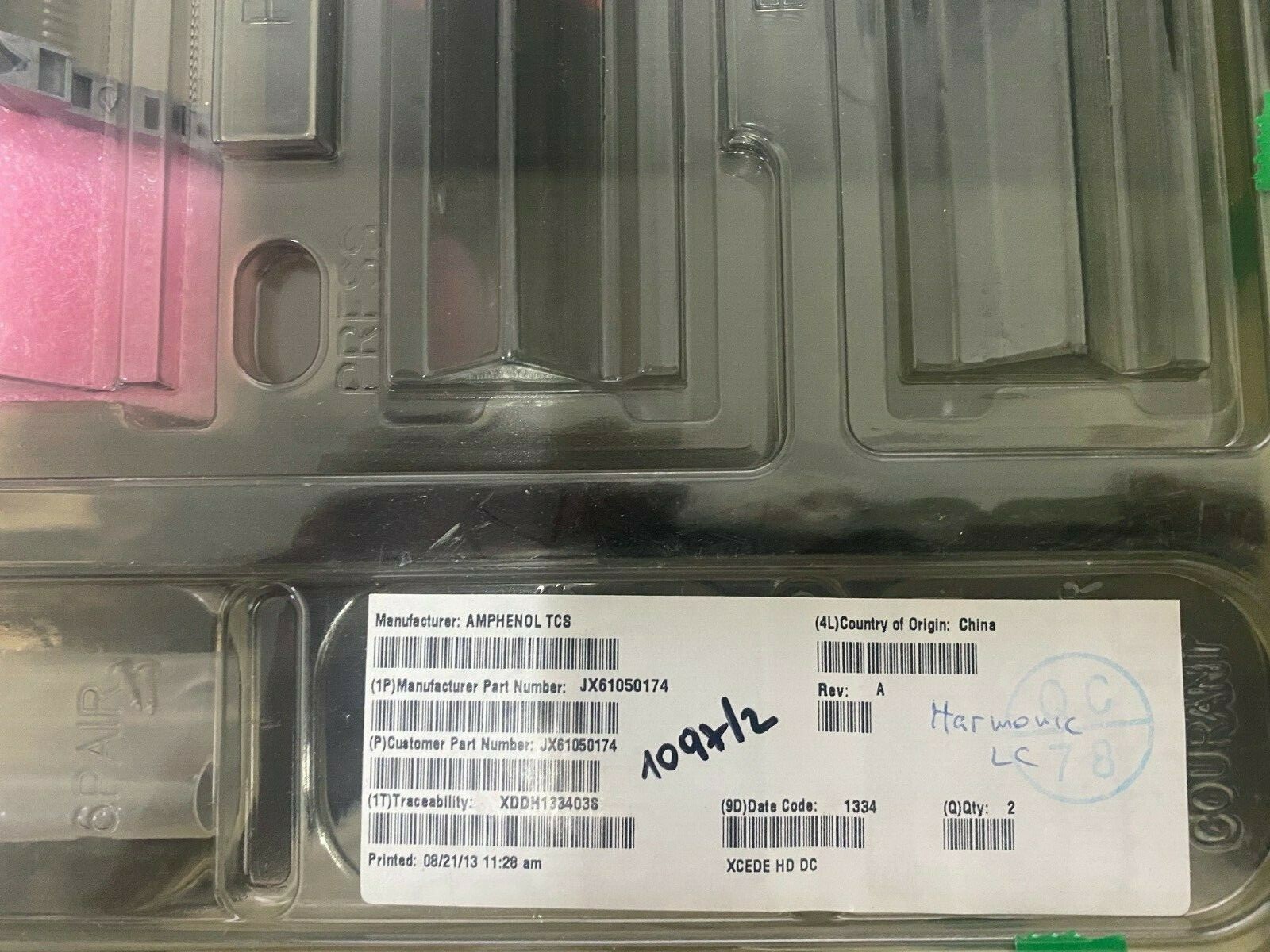 JX61050174 - AMPHENOL TCS - Amphenol TCS Coonector XCede HD 6Pair DC | eBay