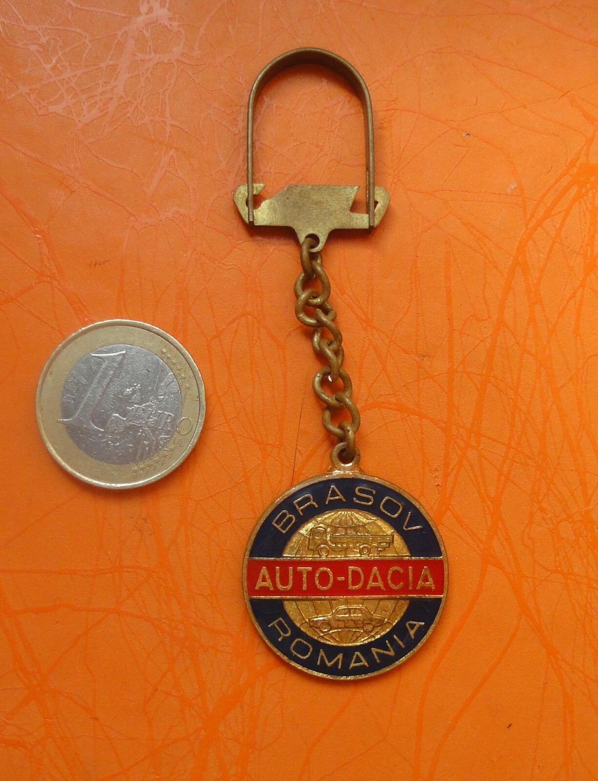 Brasov Auto Dacia Keyring vintage Keychain Romania | eBay