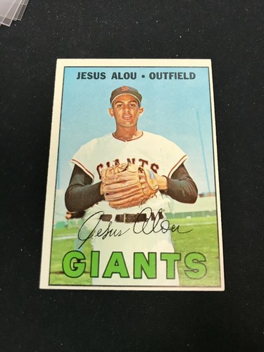 1967 Topps #332 JESUS ALOU San Francisco Giants EXMT @QM30 | eBay