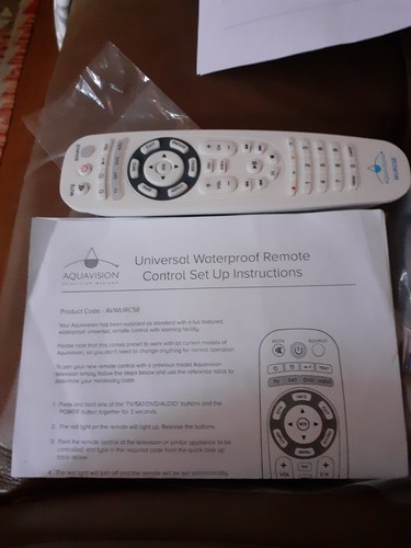Aquavison Universal Waterproof TV Remote Control | eBay UK