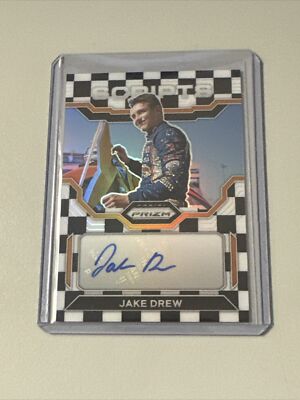 2023 Panini Prizm Racing Jake Drew Checkerboard Auto /50 | eBay