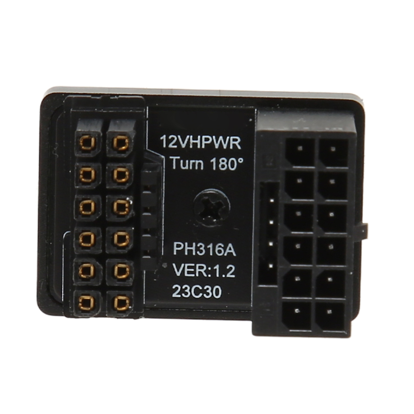 GPU PCIe Connector 600W 12V HPWR 16P To 16P Male To Female 180 Degrees ...