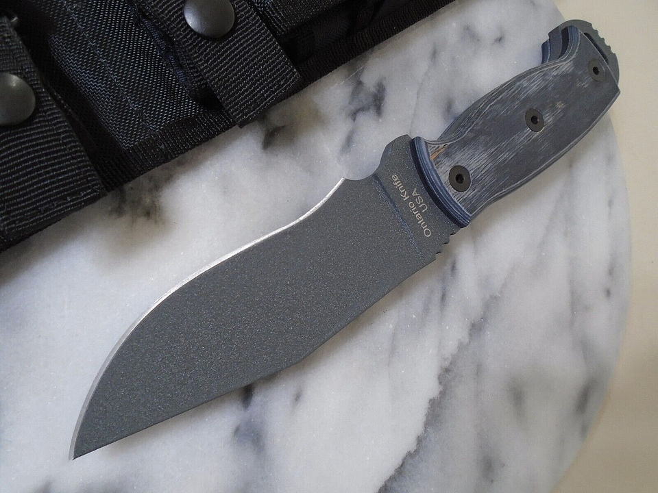 Ontario OKC Ranger Night Stalker 4 Combat Bowie Knife Full Tang 5160 CS ...