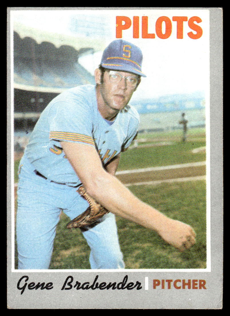 1970 Topps Gene Brabender #289 Seattle Pilots Baseball Card | eBay