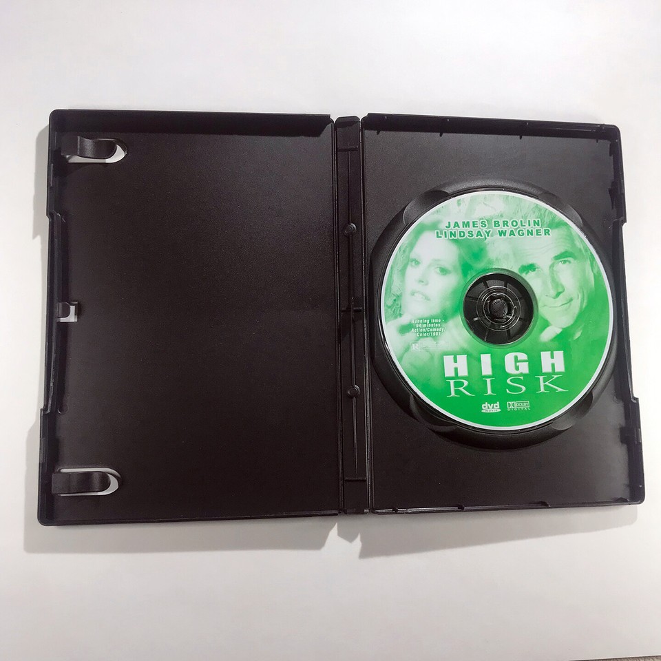 HIGH RISK DVD James Brolin Lindsey Wagner Anthony Quinn Rare OOP 1981 ...