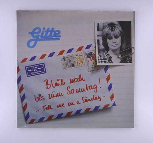 12 " LP - Gitte - Bleib Noch up To Monday - KK232 | eBay