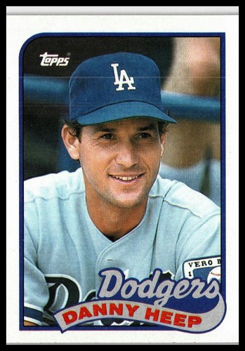 1989 Topps #198 Danny Heep Los Angeles Dodgers | eBay