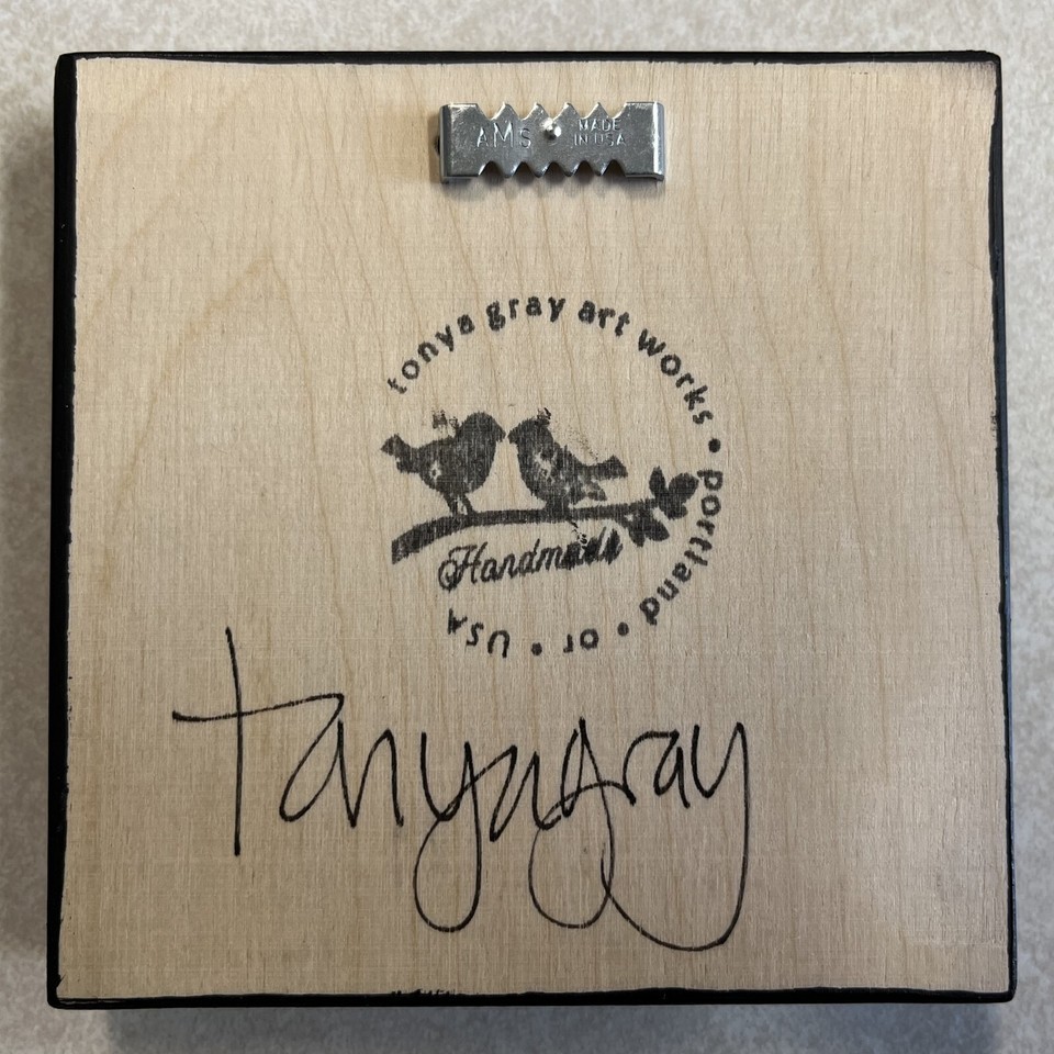 Tonya Gray Art Works Portland OR - Signed Handmade Art 4" x 4" Frida ...