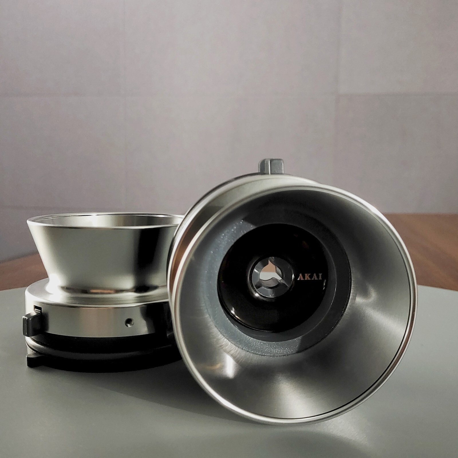 1 Pair Pro 1/4" AKAI Silver NAB Hub Adapters For Reel To Reel Tape ...