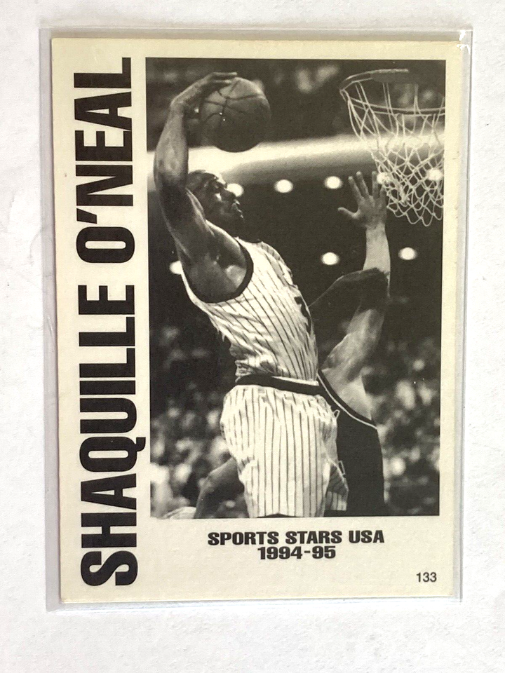 1994-95 Sports Stars USA Shaquille O'Neal Gold Signature Card Magic | eBay