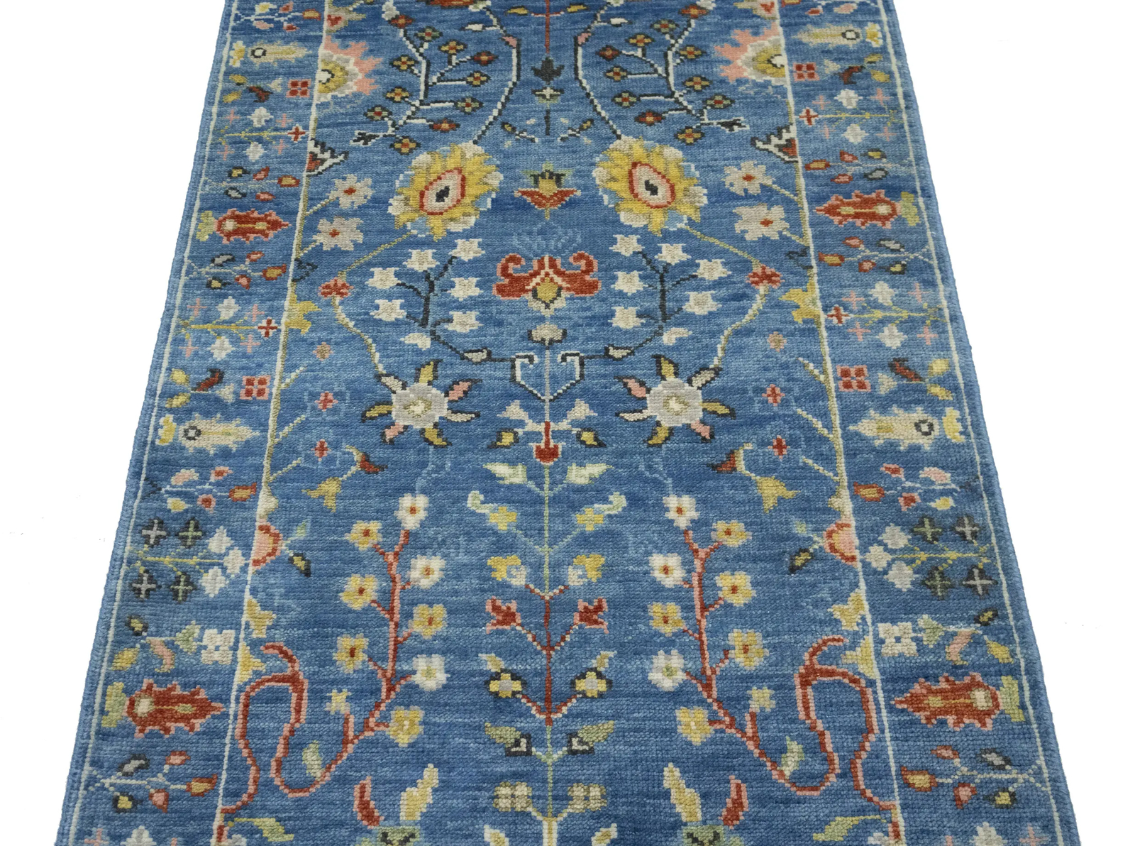 Tree of Life Oushak Chobi Runner Rug Floral Oriental Hallway Carpet 2 ...