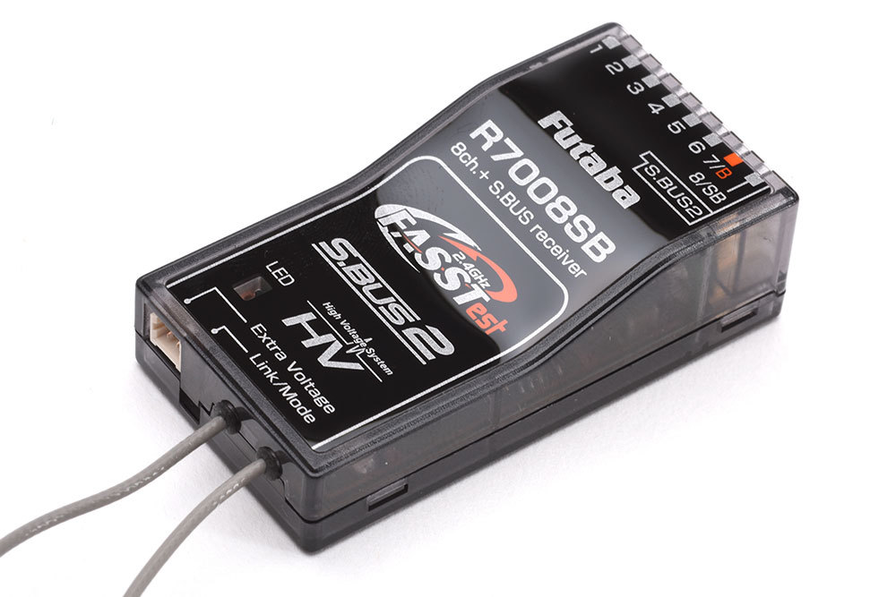 Futaba R7008SB 7008 2.4ghz FASST FASSTest Full Range Receiver RX Two ...