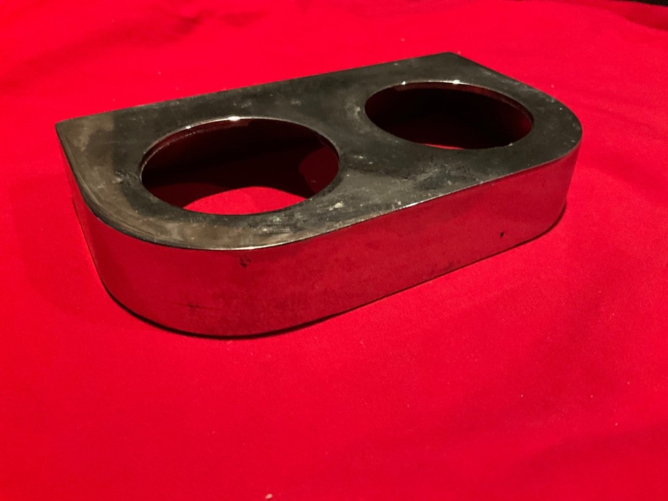 Vintage EELCO DOUBLE GAUGE PANEL not MOONEYES 1932 drags trog HOTROD ...